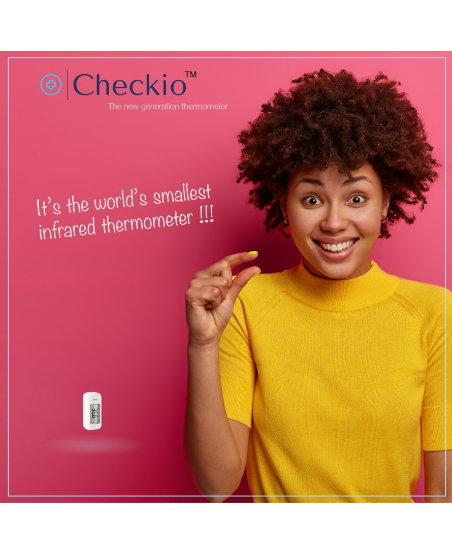 Checkio - the smallest infrared thermometer in the world